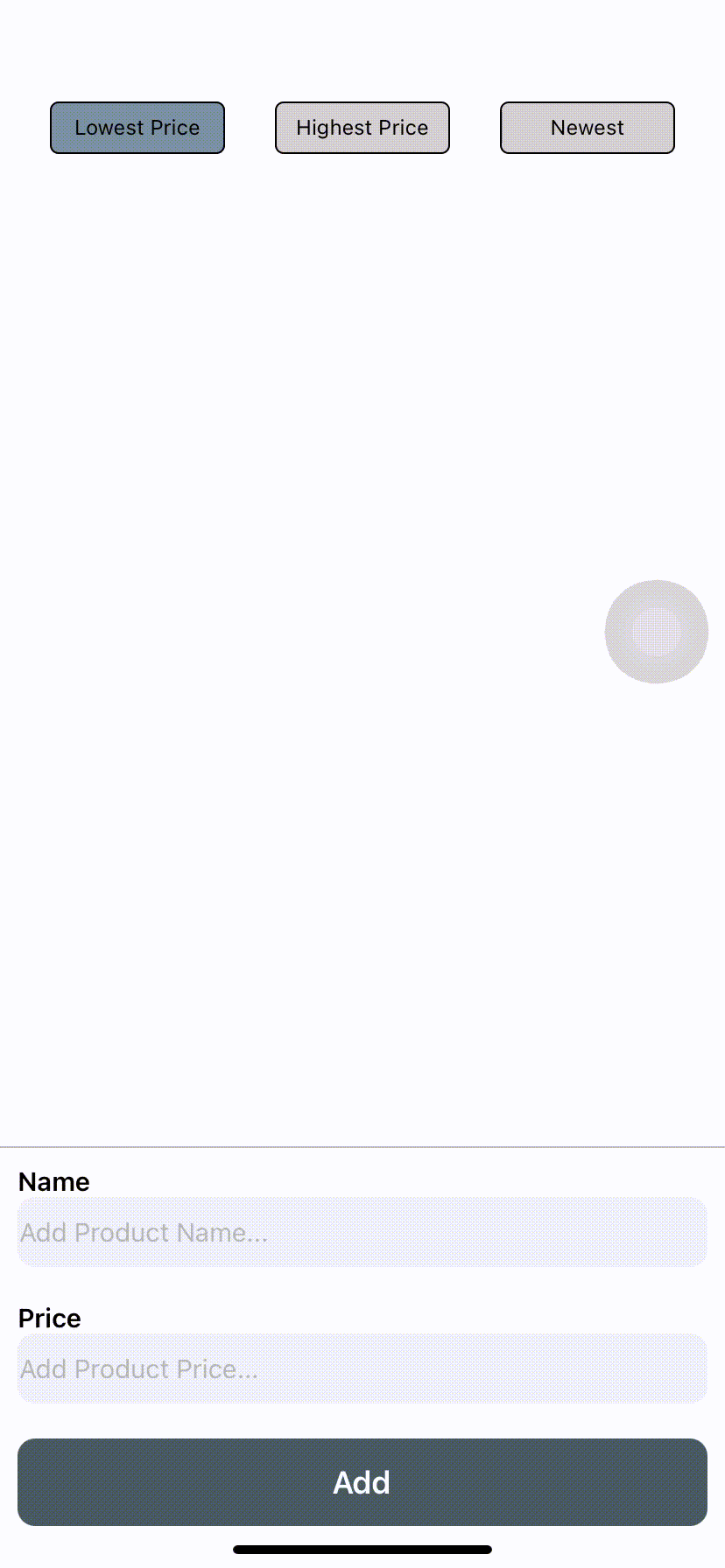 GitHub - melisacakmaak/React-Native-SortProduct