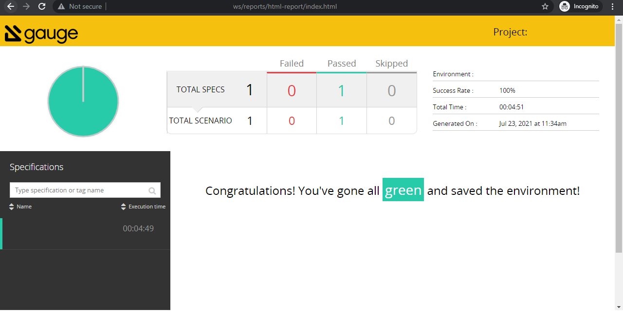 images/screenshots and static contents in the Gauge HTML Report is broken · Issue #2056 ...