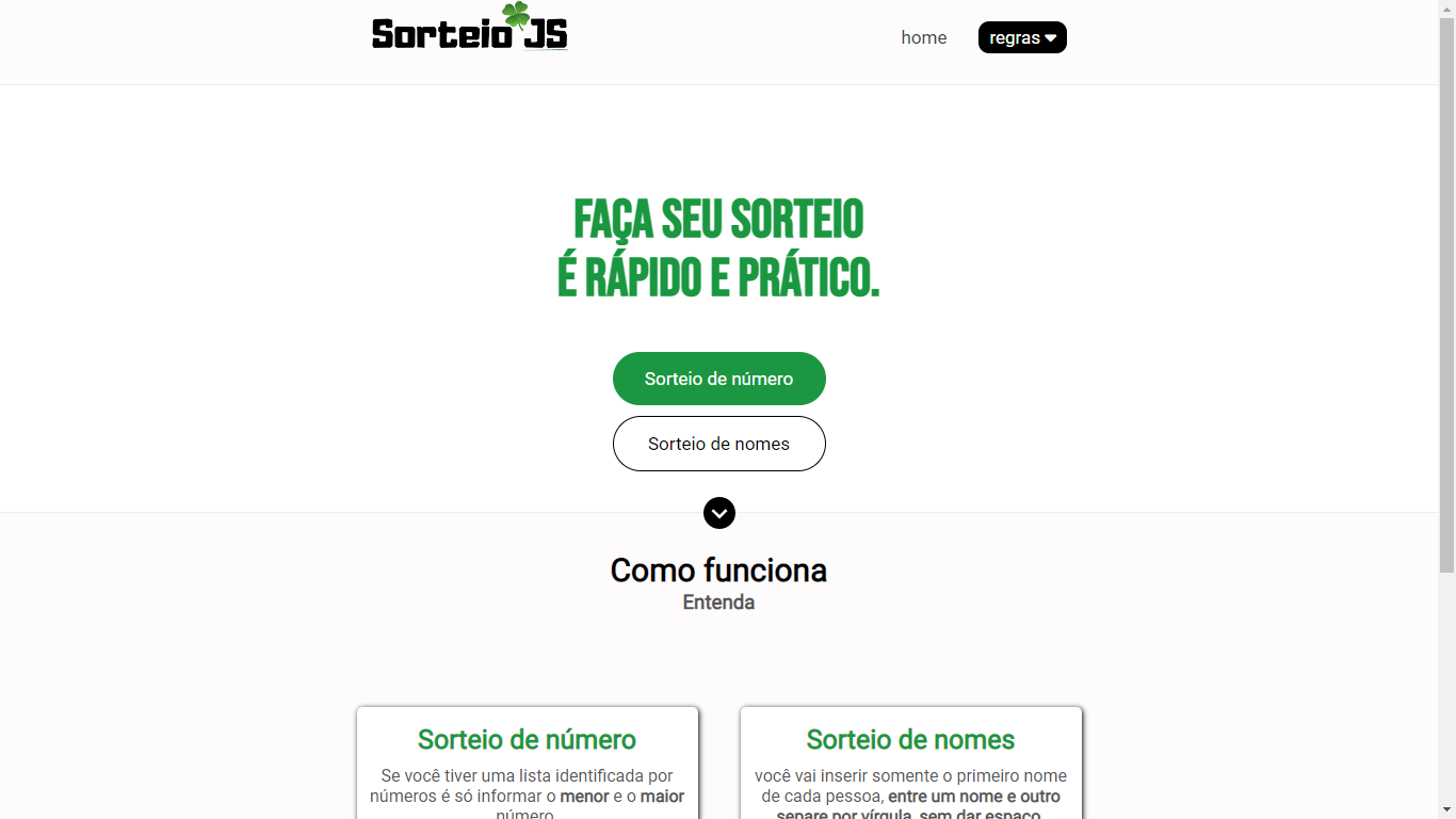 Github Jadielsanttossorteio Js Sistema De Sorteio Feito Com Php E Javascript