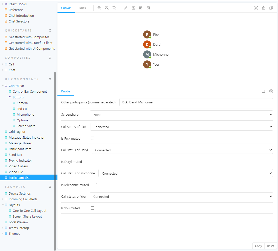 Alcail/move participant list to UI component by alcail · Pull Request #357 · Azure/communication ...