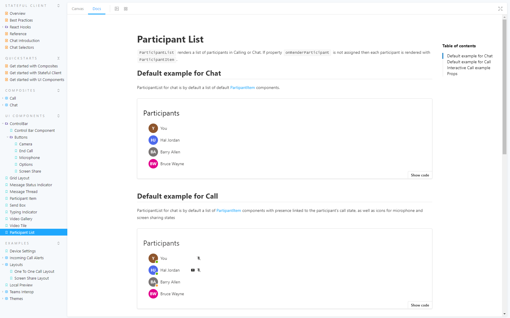 Alcail/move participant list to UI component by alcail · Pull Request #357 · Azure/communication ...
