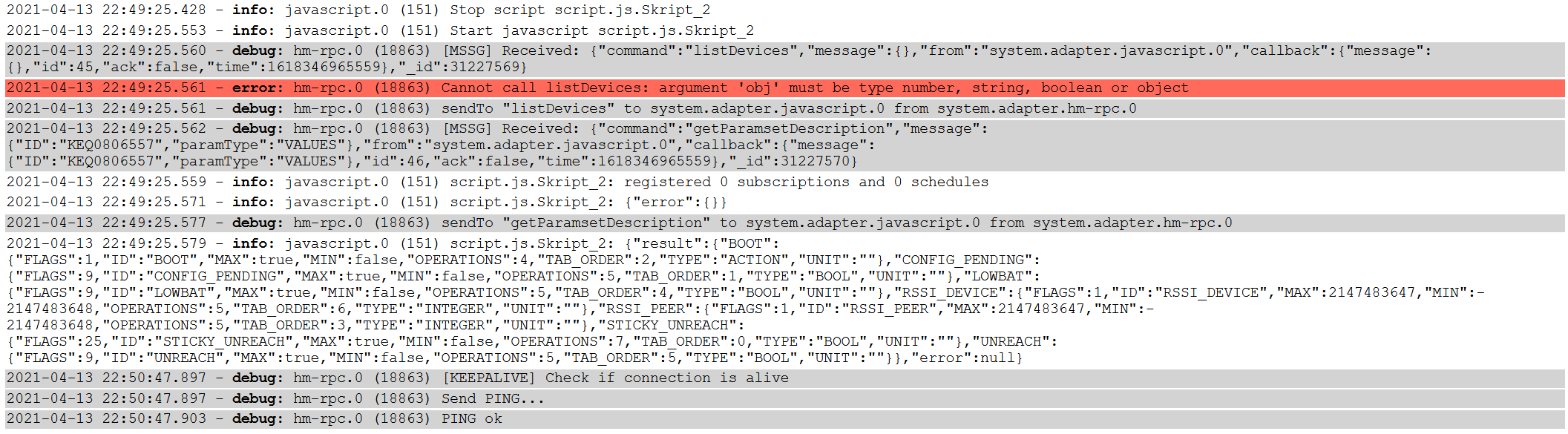 sendto listdevices command error · Issue #318 · ioBroker/ioBroker.hm-rpc · GitHub
