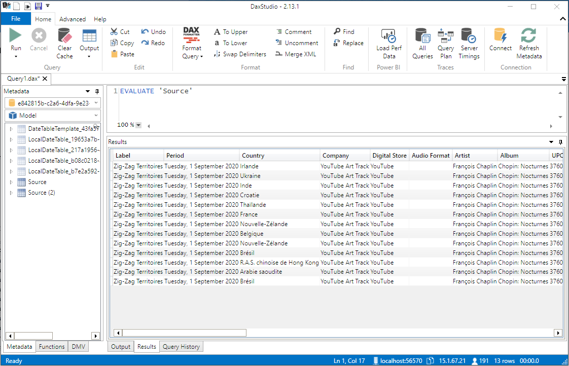 Original data format modified in query result · Issue #471 · DaxStudio/DaxStudio · GitHub