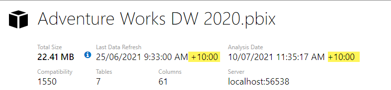 VertiPaq Analyzer Metrics - Summary - Last Data Refresh · Issue #670 · DaxStudio/DaxStudio · GitHub