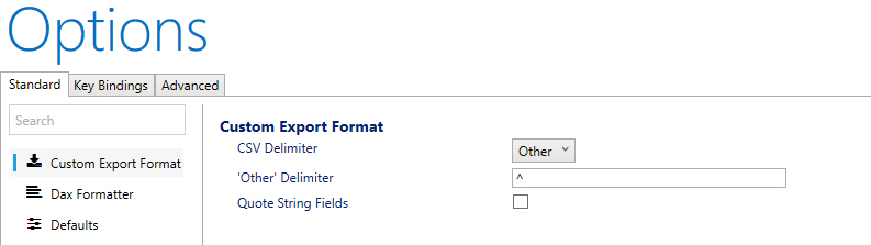 CSV Custom Export Format is ignored · Issue #695 · DaxStudio/DaxStudio · GitHub