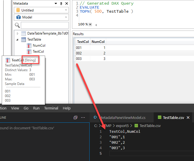 exporting data with string columns · DaxStudio DaxStudio · Discussion #817 · GitHub