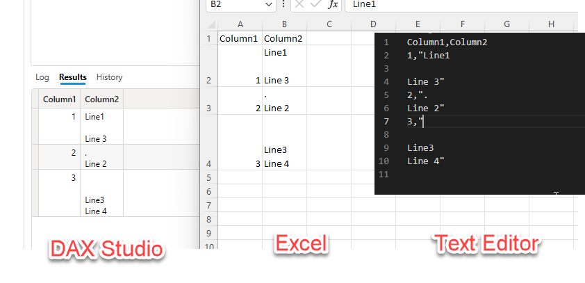 Carriage Returns · Issue #954 · DaxStudio/DaxStudio · GitHub