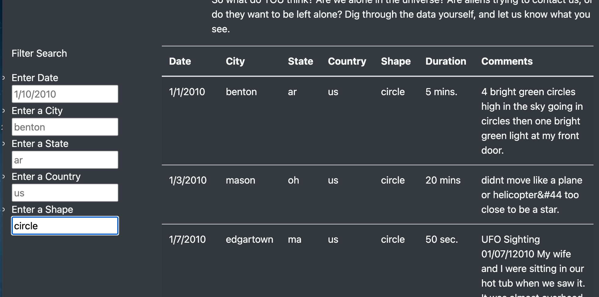 Github Eric Dallydynamic Wepage With Javascript Using Javascript To Create A Dynamic Webpage