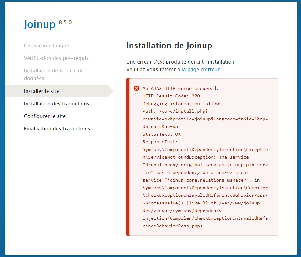 Composer error - Can't install joinup · Issue #1104 · ec-europa/joinup-dev · GitHub