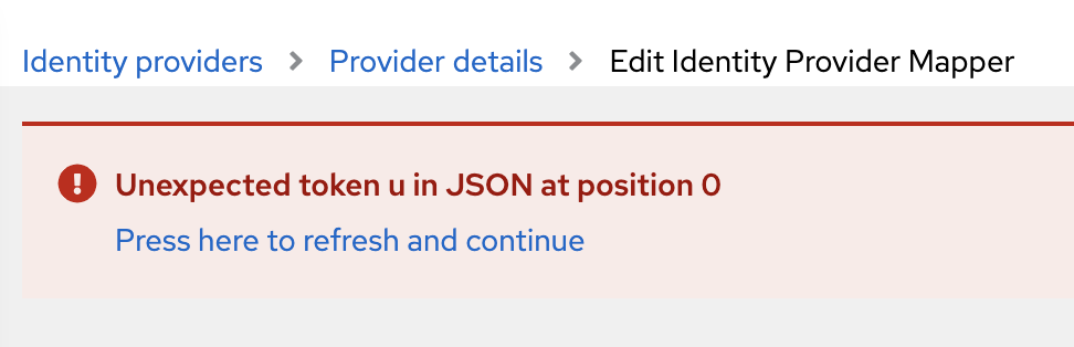 Using Admin2, Identity Provider Mapper do not take the "Mapper Type" into account · Issue #13374 ...