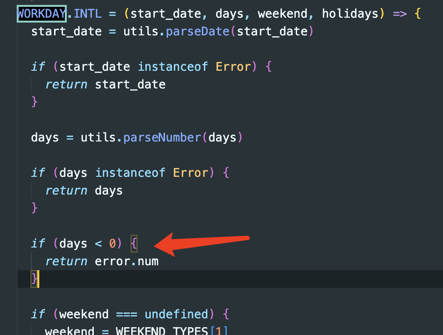 WORKDAY can not use negative number · Issue #153 · formulajs/formulajs ...