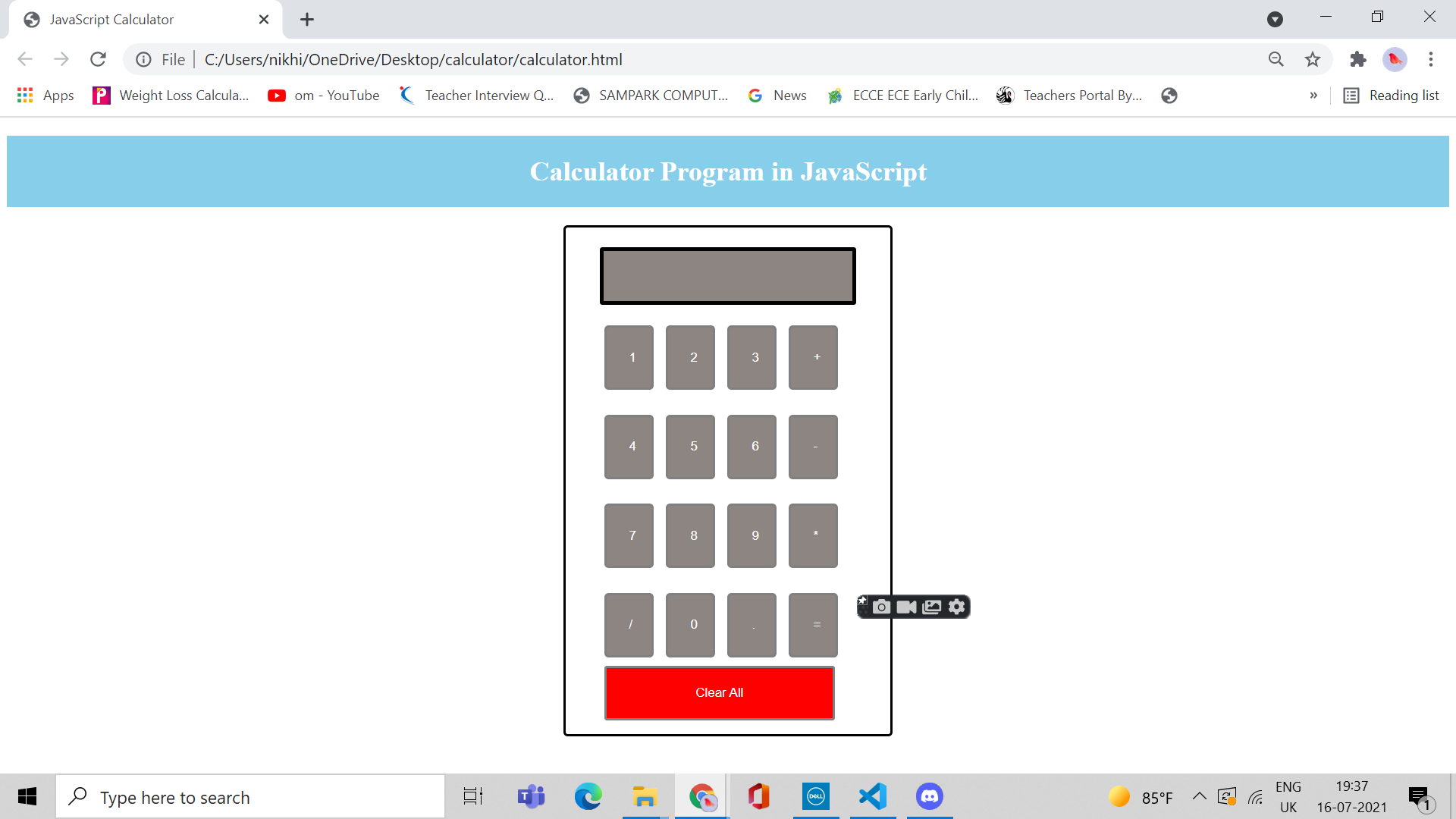 GitHub - nik464/calculator