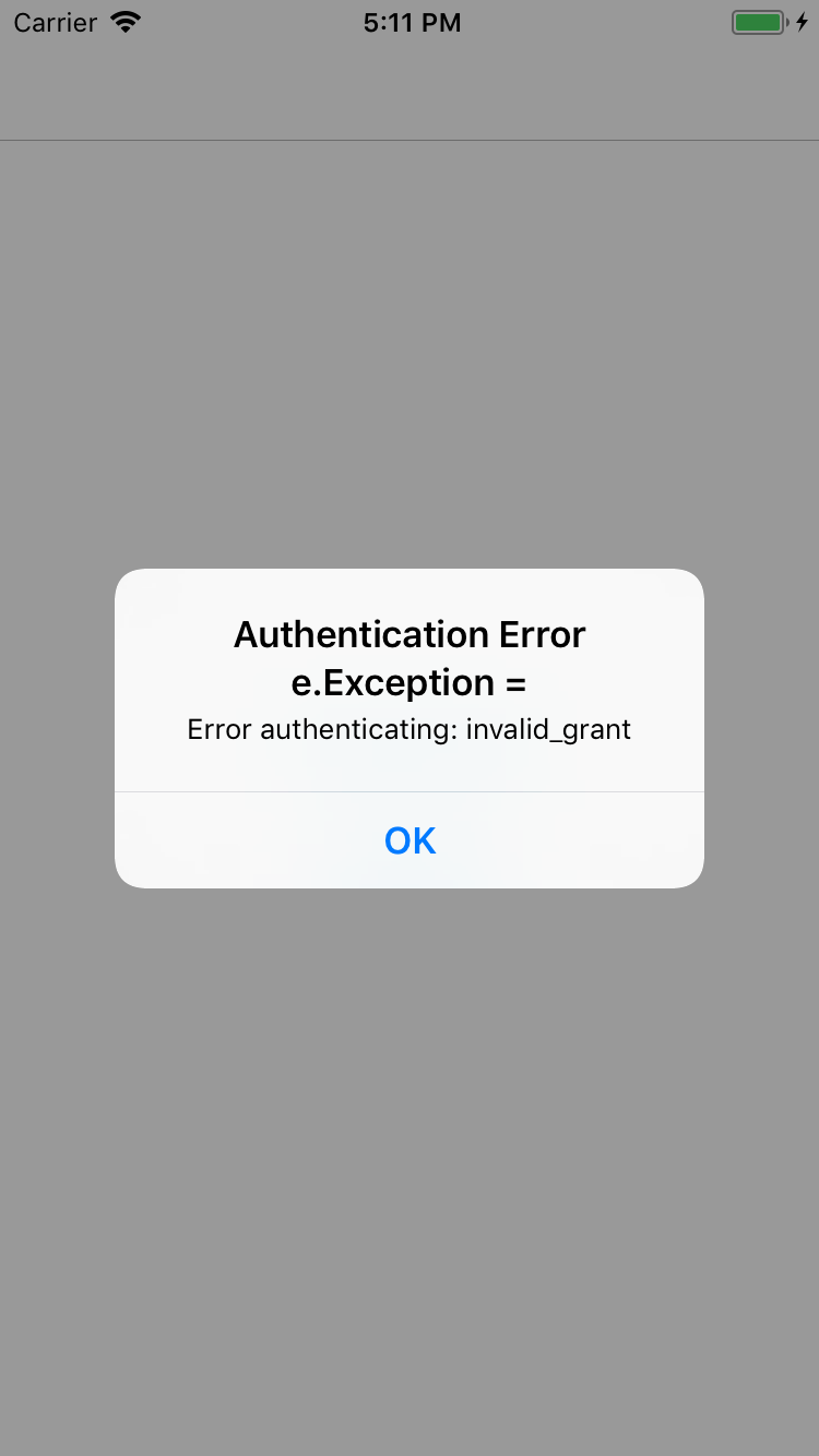 Access token error invalid grant • Smartadm.ru