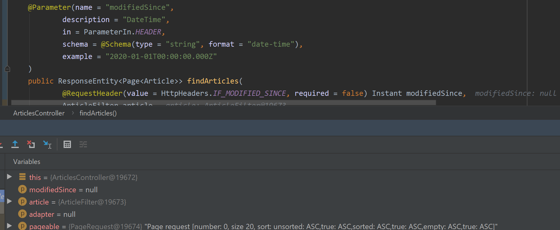 @Parameter info are ignored for header · Issue #544 · springdoc/springdoc-openapi · GitHub