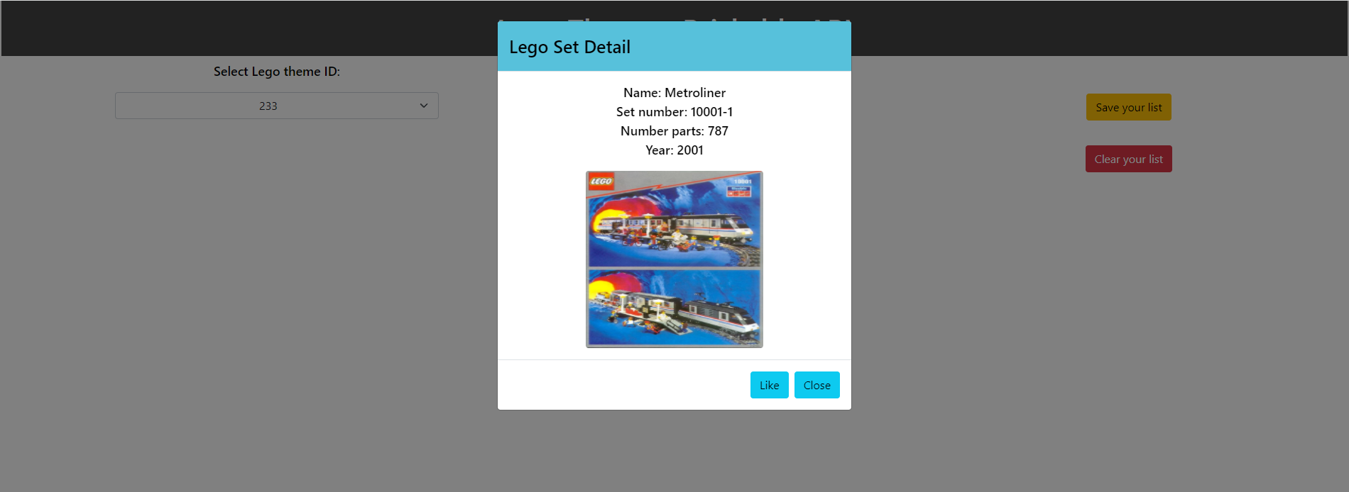 GitHub - thongtranba/Code-task---brickable-Lego-API