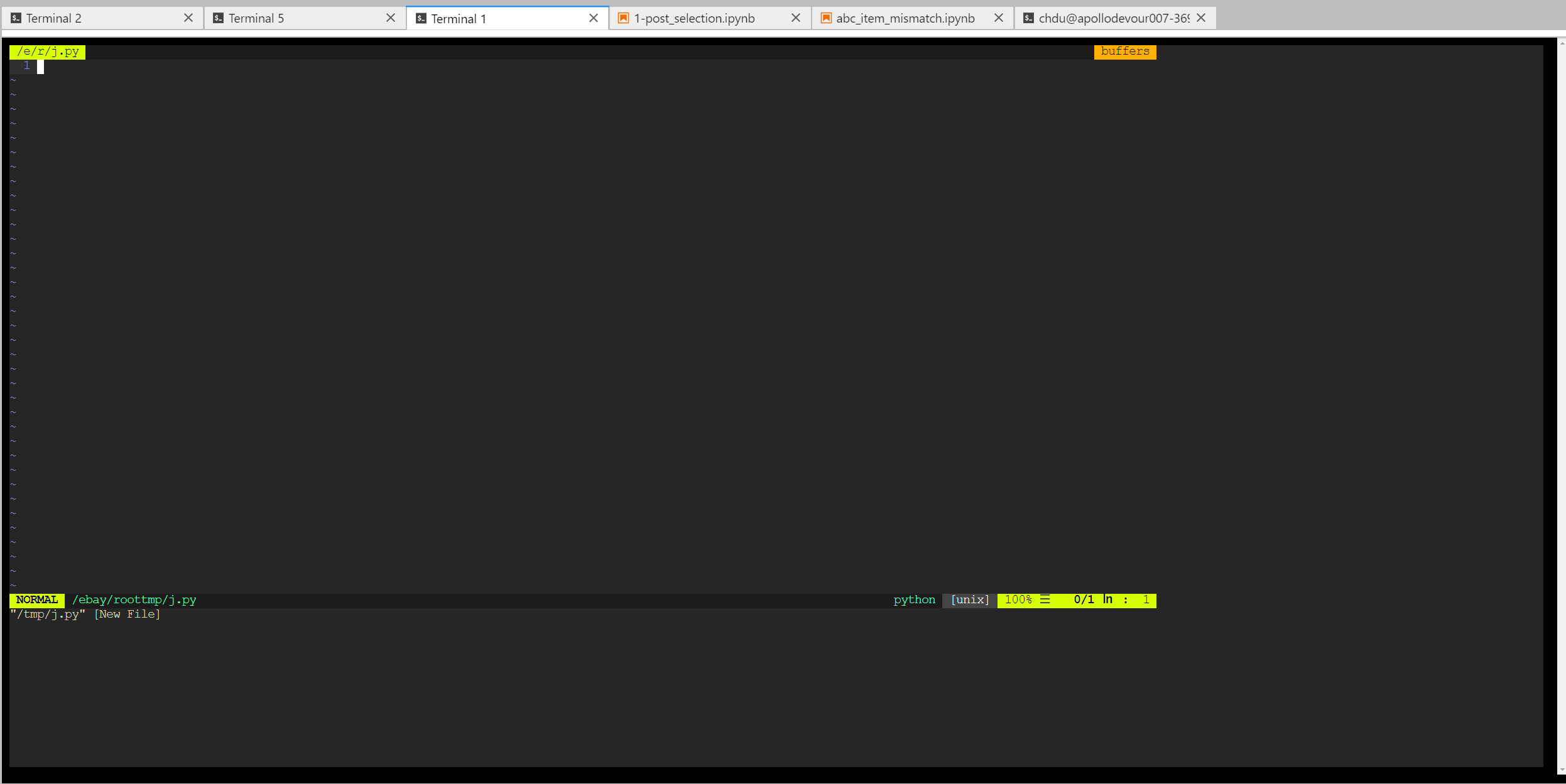 Only a small portion of the terminal screen is usable · Issue #6289 ...