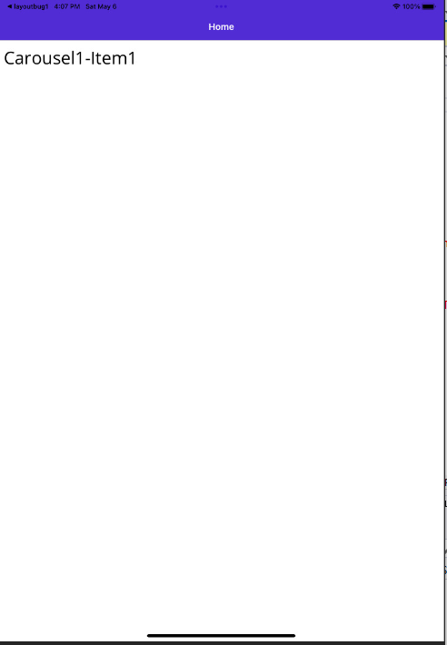 Large space above and below Carousel View · Issue #7472 · dotnet/maui ...