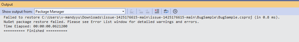 Cannot deploy windows when referencing net6 and ApplicationDisplayVersion