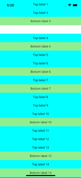 ListView with resizing ViewCell has strange behaviour on iOS · Issue #8239 · dotnet/maui · GitHub
