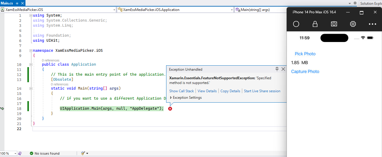 MediaPicker: Massive file size difference between "capturing" and "picking" an image in iOS ...