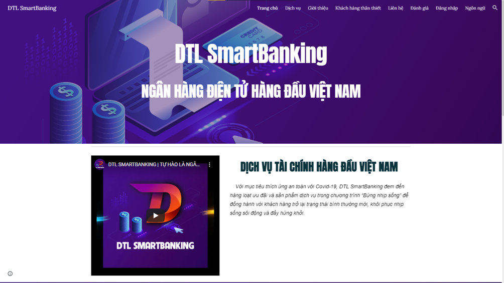 GitHub - dieptanluangithub/DTL-SMARTBANKING: Dựa trên cơ sở phân tích và đánh giá các trang ngân ...
