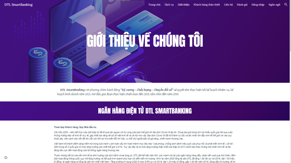 GitHub - dieptanluangithub/DTL-SMARTBANKING: Dựa trên cơ sở phân tích và đánh giá các trang ngân ...