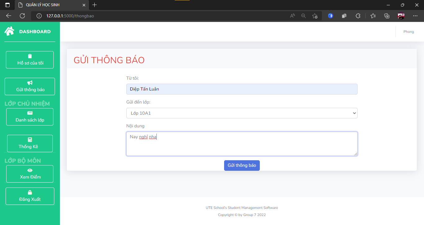GitHub - dieptanluangithub/STUDENT-MANAGEMENT-WEBSITE: Website quản lý học sinh được viết bằng ...