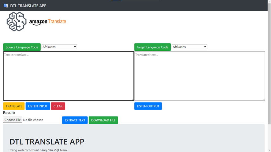 GitHub - dieptanluangithub/TRANSLATE-APP-AWS