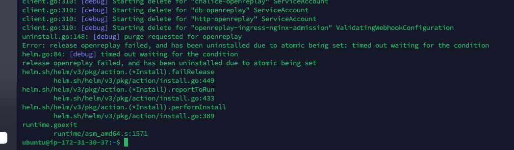 Unable to Install from scratch (AWS -> EC2) · Issue #1158 · openreplay/openreplay · GitHub
