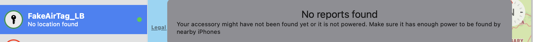 Release v0.5.2 - no location found - no reports found · Issue #122 · seemoo-lab/openhaystack ...