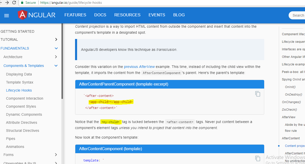 Some Code And Description Mismatched · Issue 23599 · Angularangular · Github
