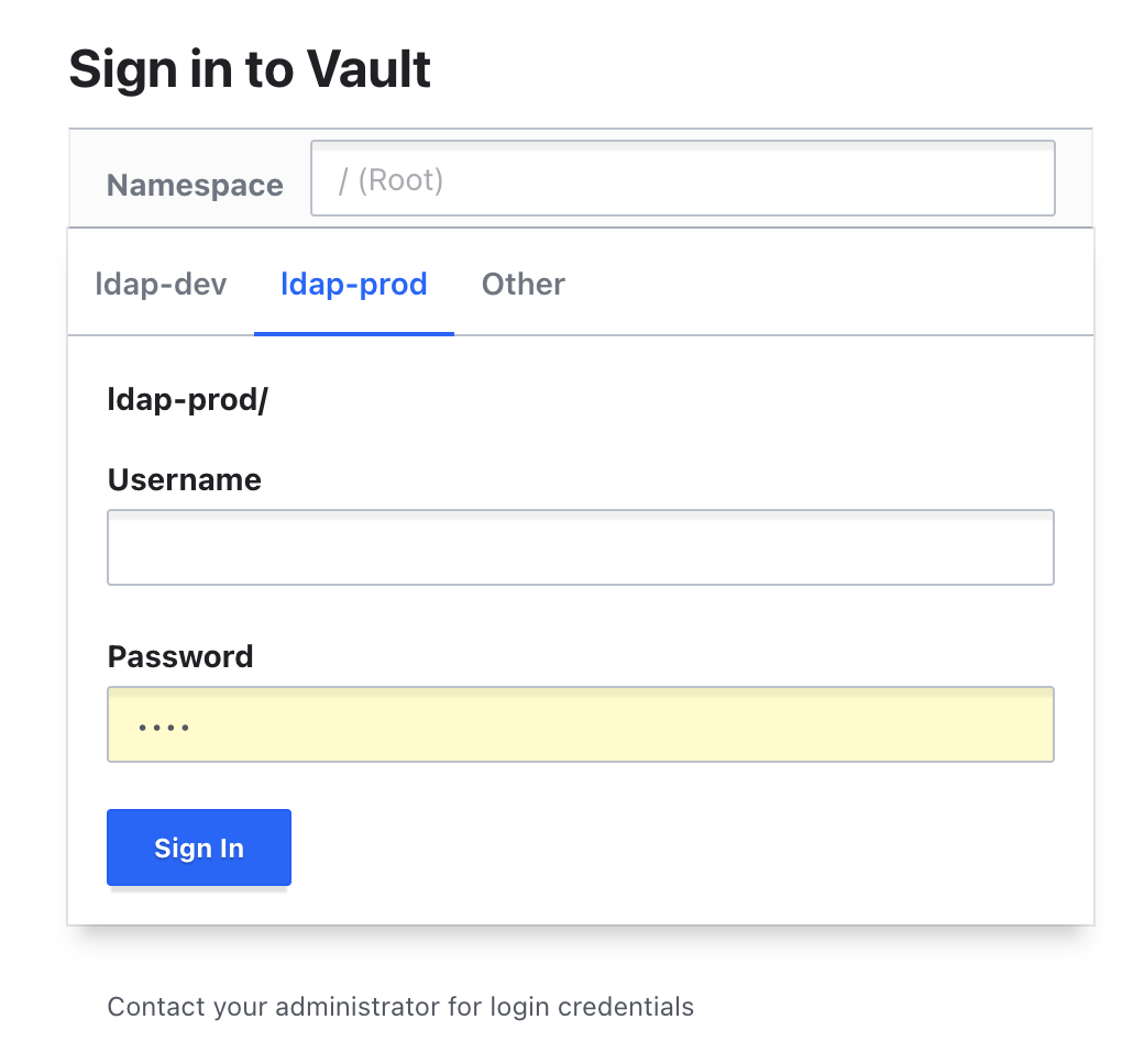 Vault UI: Configure 'Mount path' values for auth methods · Issue #14034 · hashicorp/vault · GitHub