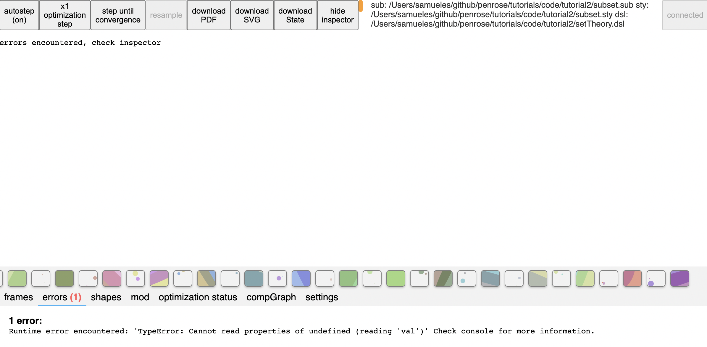 Tutorial 2 Exercises Give Runtime Error When Maxsize Is Ensured · Issue 647 · Penrosepenrose