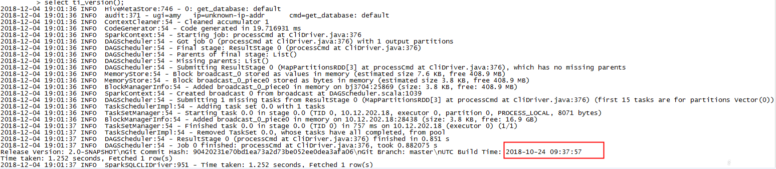 有关show columns的需求 · Issue #514 · pingcap/tispark · GitHub