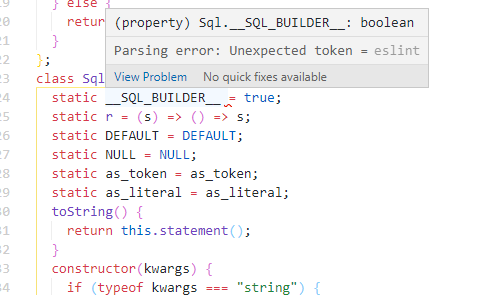 How to configure to allow static class property syntax? · Issue #1471 · microsoft/vscode-eslint ...