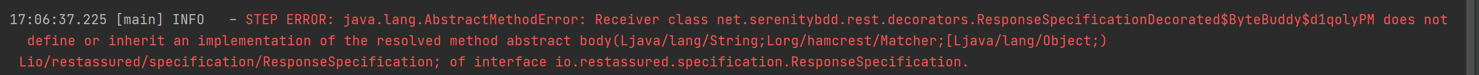 Need an advice on the error - net.serenitybdd.core.exceptions.SerenityManagedException · Issue ...