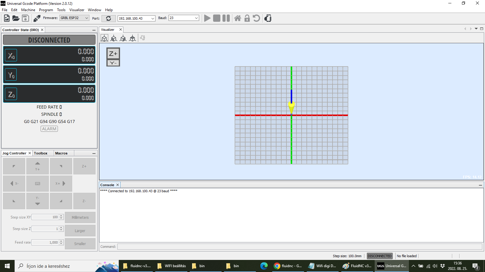TCP connection faliure - fluidnc-v3.5.1 · Issue #587 · bdring/FluidNC · GitHub