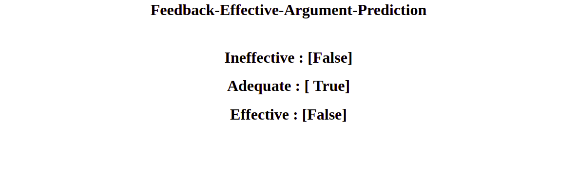 GitHub - ravikumarmn/Feedback-Prize---Predicting-Effective-Arguments: Goal of the Competition ...