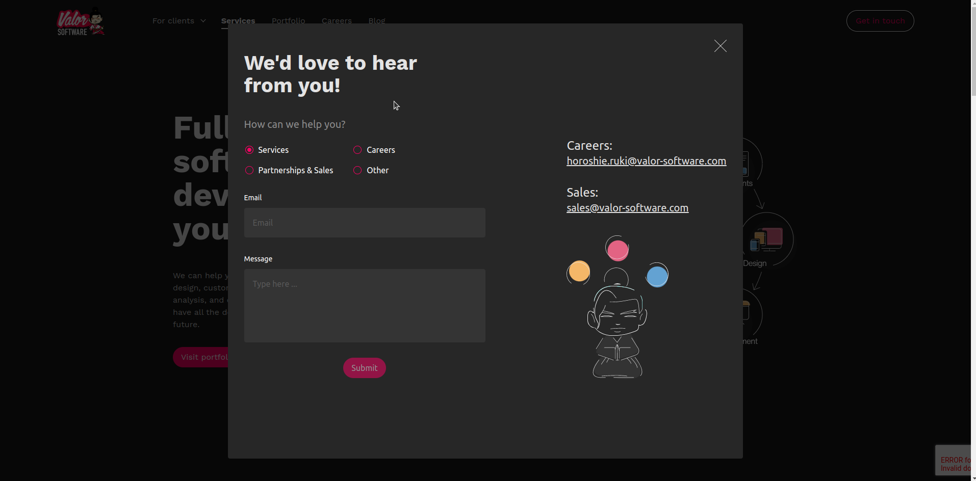Issues and Improvements for "Services" pages · Issue #187 · valor ...