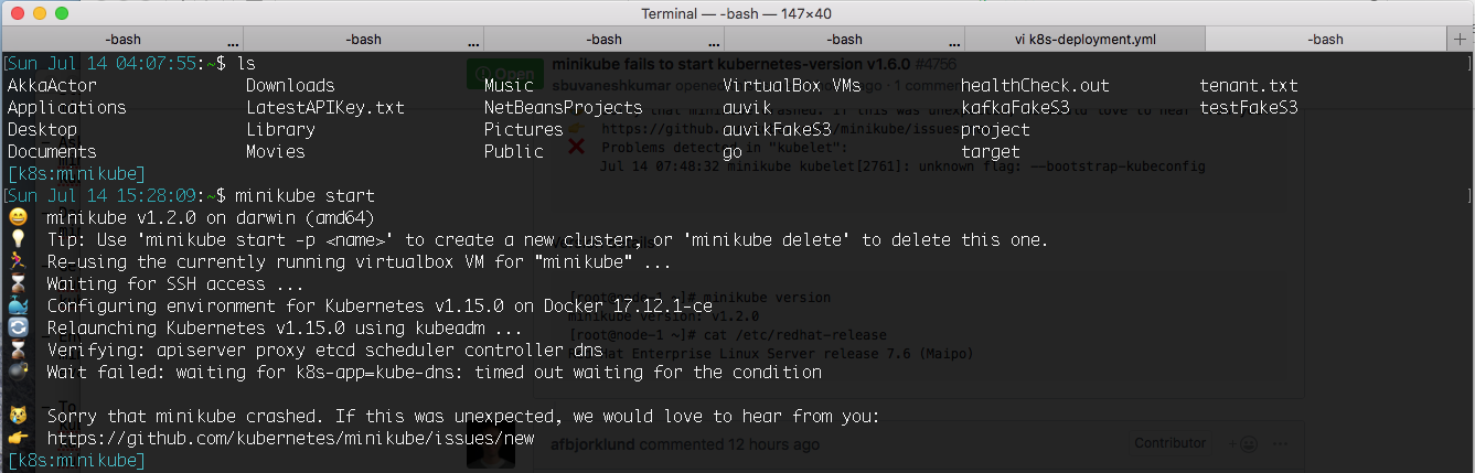 Minikube Fails To Start Kubernetes Version V160 · Issue 4756 · Kubernetesminikube · Github