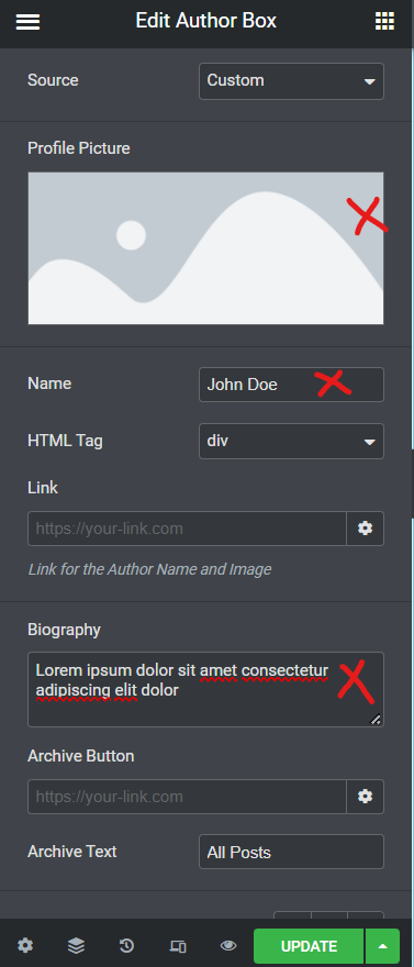 🚀 Feature Request: `Author box widget` more realistic use · Issue #17866 · elementor/elementor ...