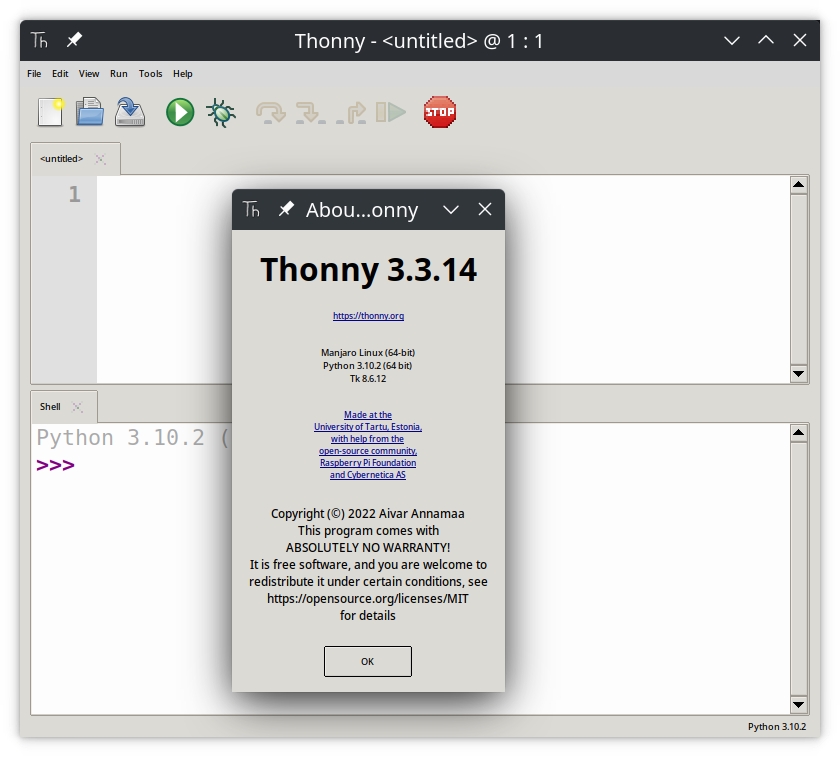 Menu bar, assistant, etc font super small · Issue #1113 · thonny/thonny ...