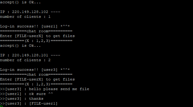GitHub - YongjunByun/p2p_Chat-FileTransfer: server and client file on Linux