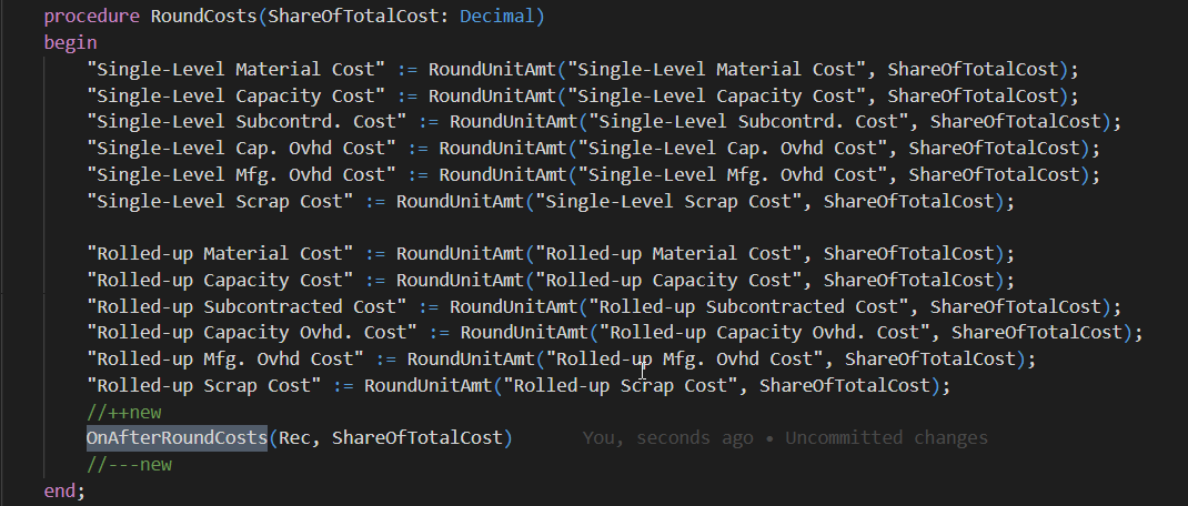 {Event Request] Table 5870 "BOM Buffer" RoundCosts · Issue #12014 · microsoft/ALAppExtensions ...