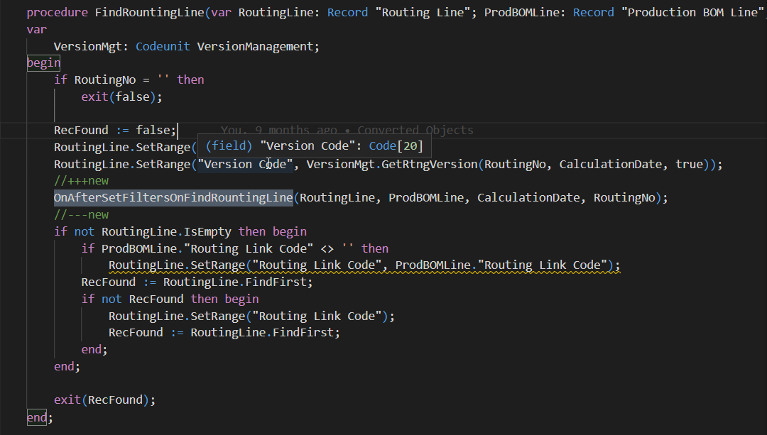 [Event Request] Codeunit 5836 "Cost Calculation Management" FindRoutingLine · Issue #12015 ...