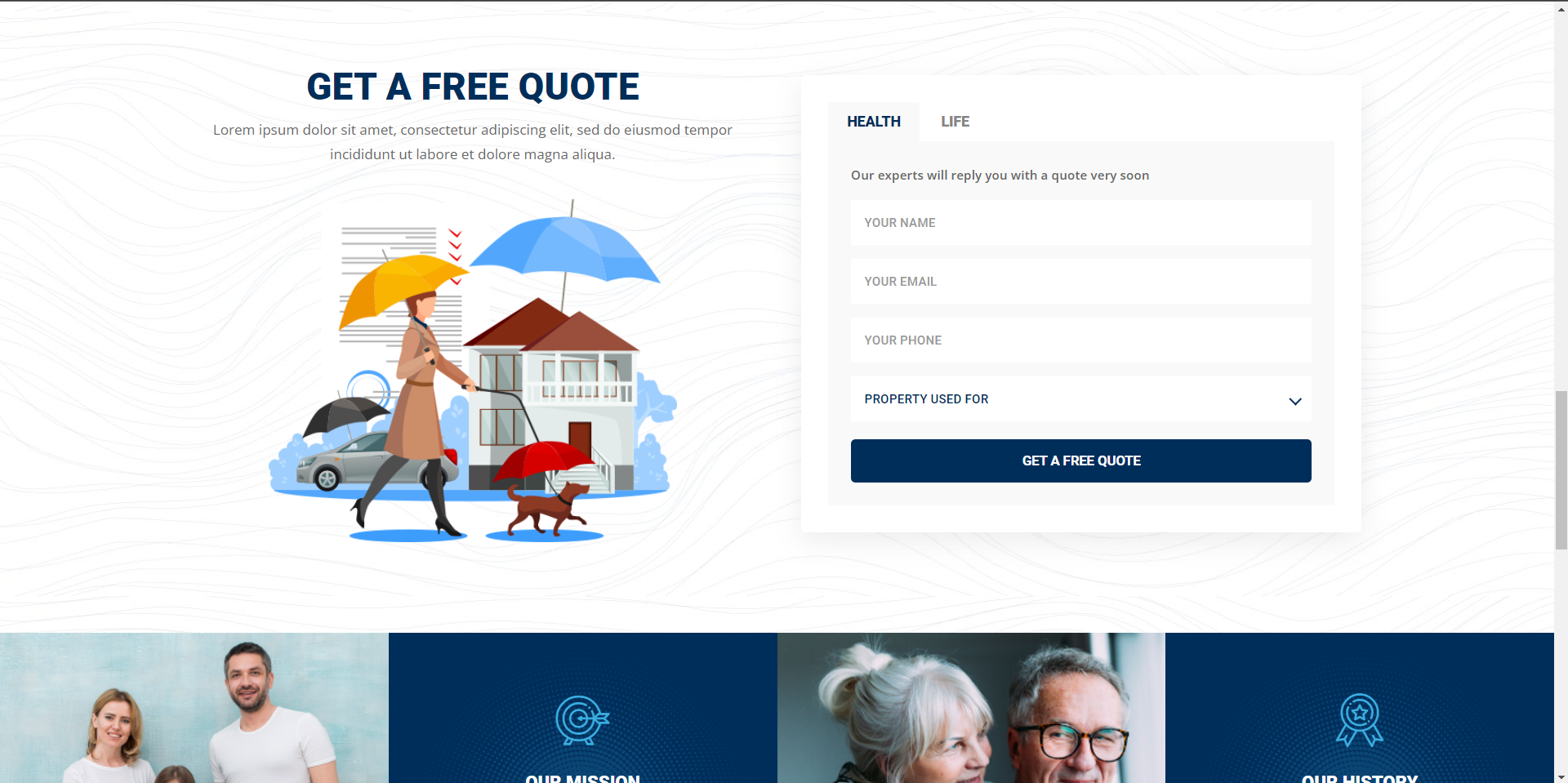 GitHub - Veera-devp/Insurance-Webpage