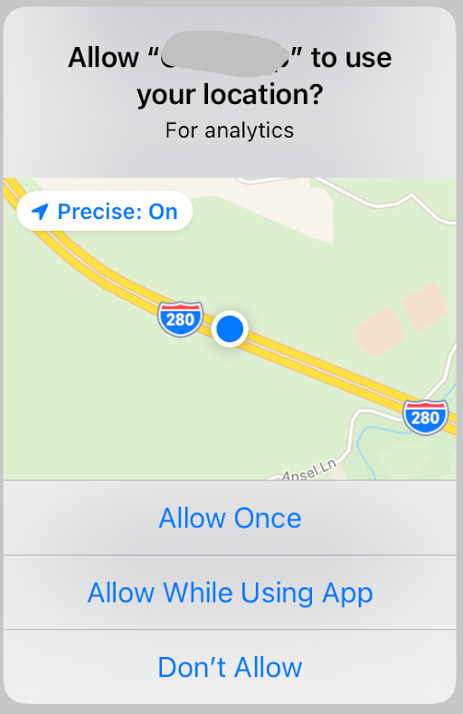 Why not display 'always allow' option in location permission popup? · Issue #1338 ...