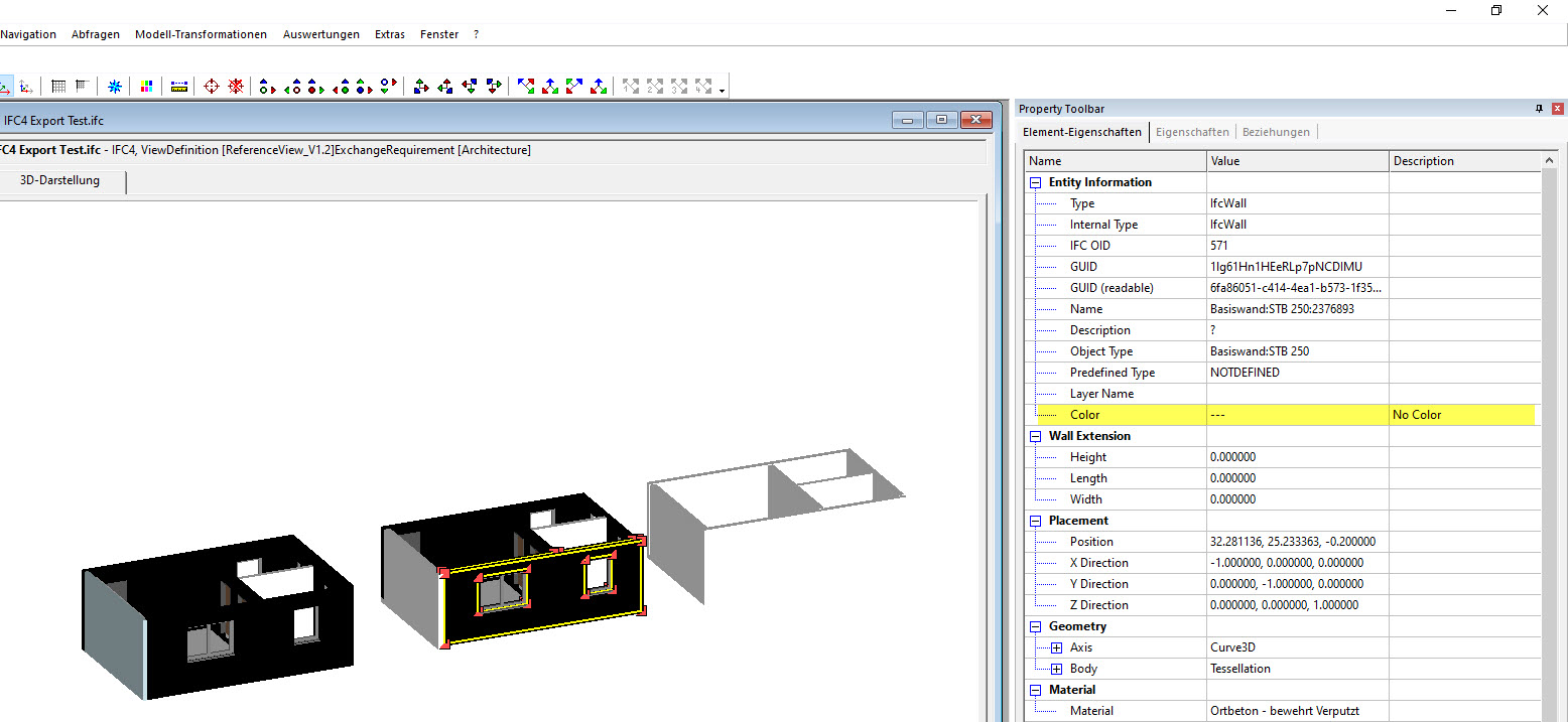 Missing Color in IFC 4 Reference View · Issue #294 · Autodesk/revit-ifc · GitHub