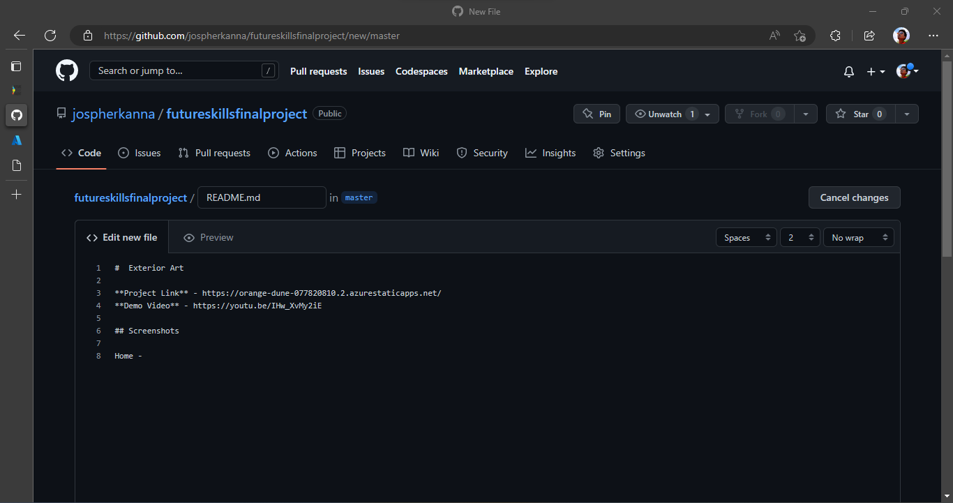 GitHub - jospherkanna/futureskillsfinalproject: Custom Project built for Future Skills Inrenship