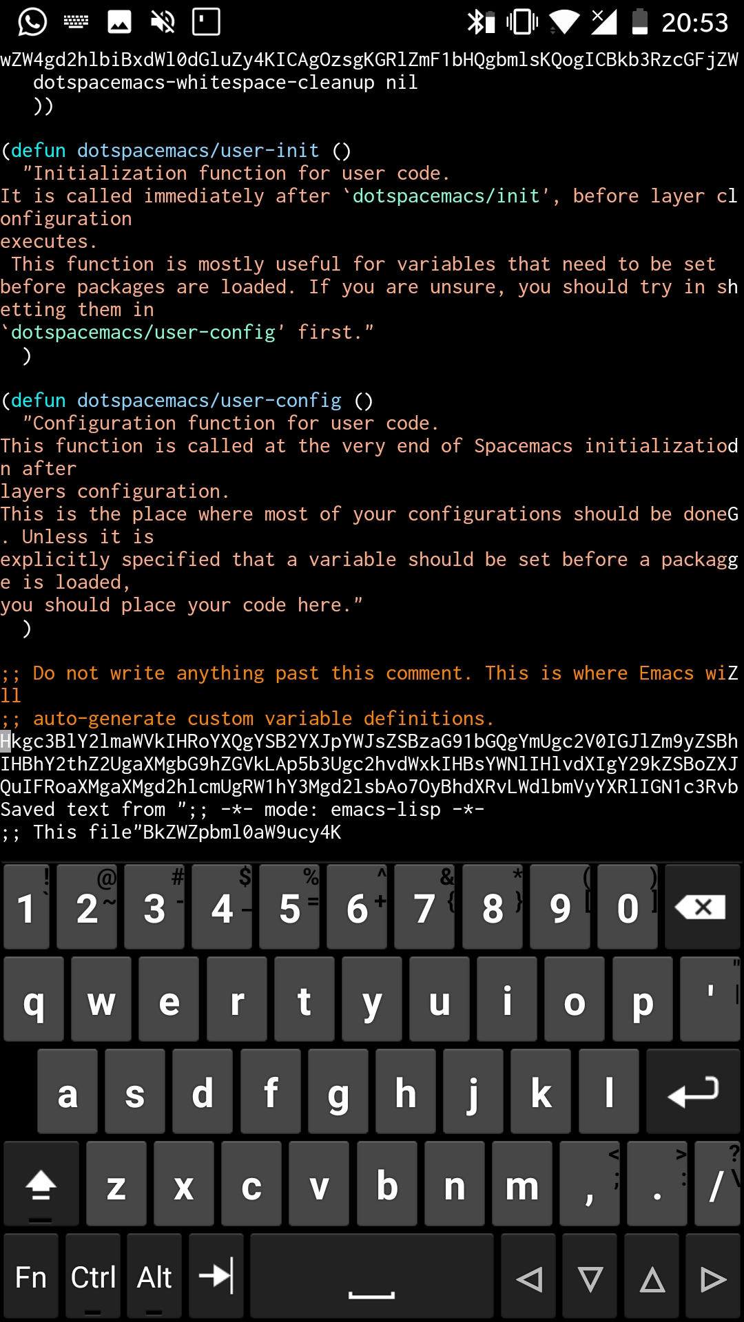 Weird behavior after copying in emacs · Issue #2821 · termux/termux-packages · GitHub